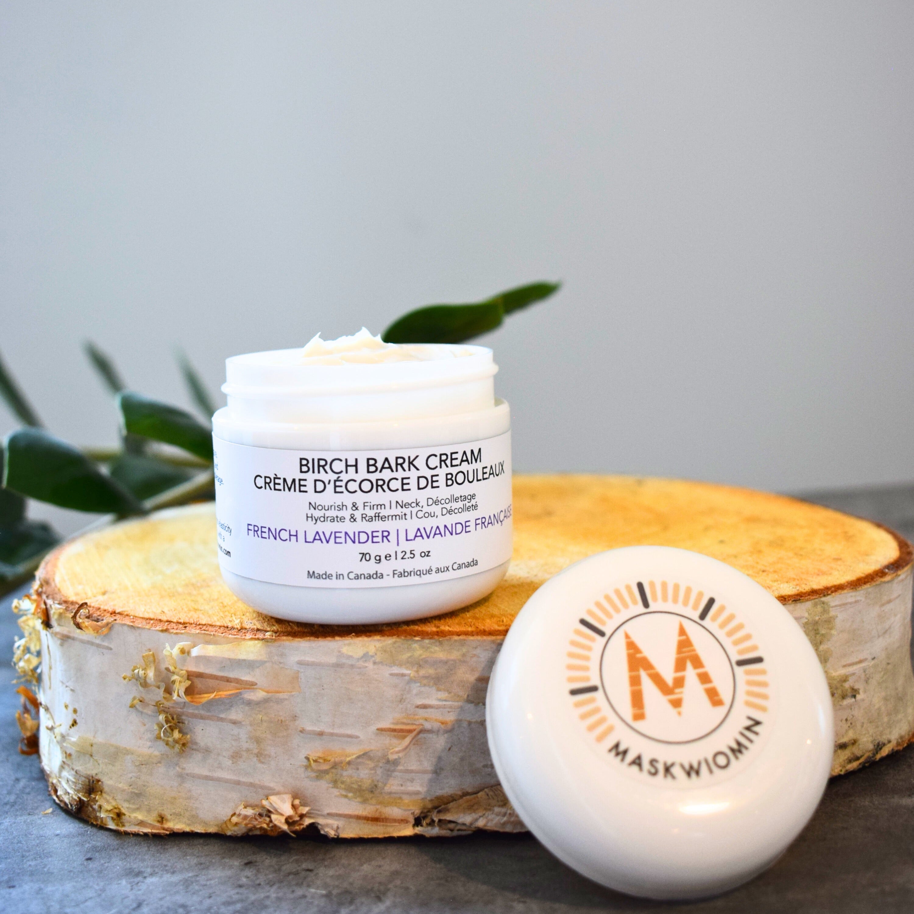 French Lavender Birch Bark Neck Cream (70 g) – Maskwiomin