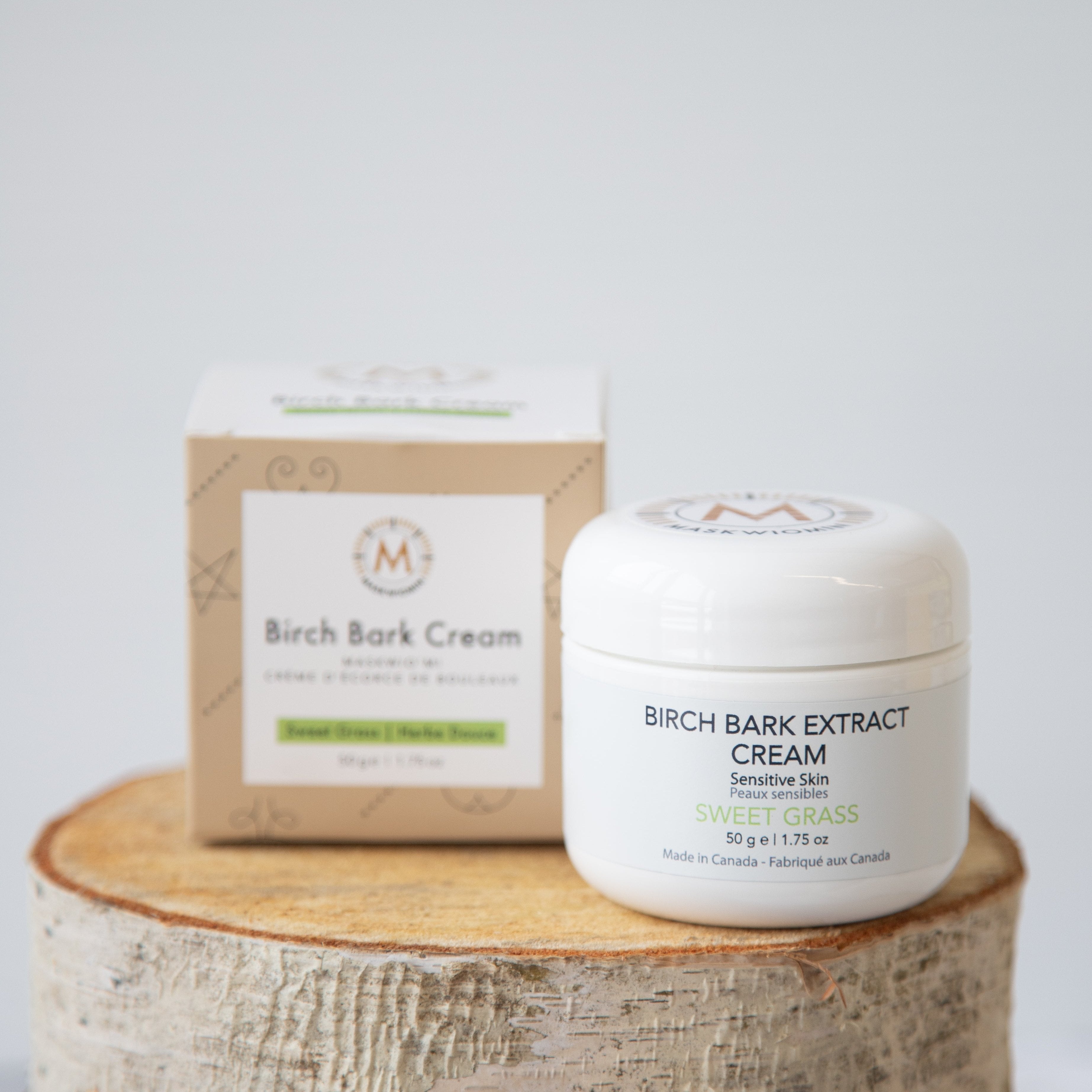Sweet Grass Birch Bark Cream (50 g) – Maskwiomin