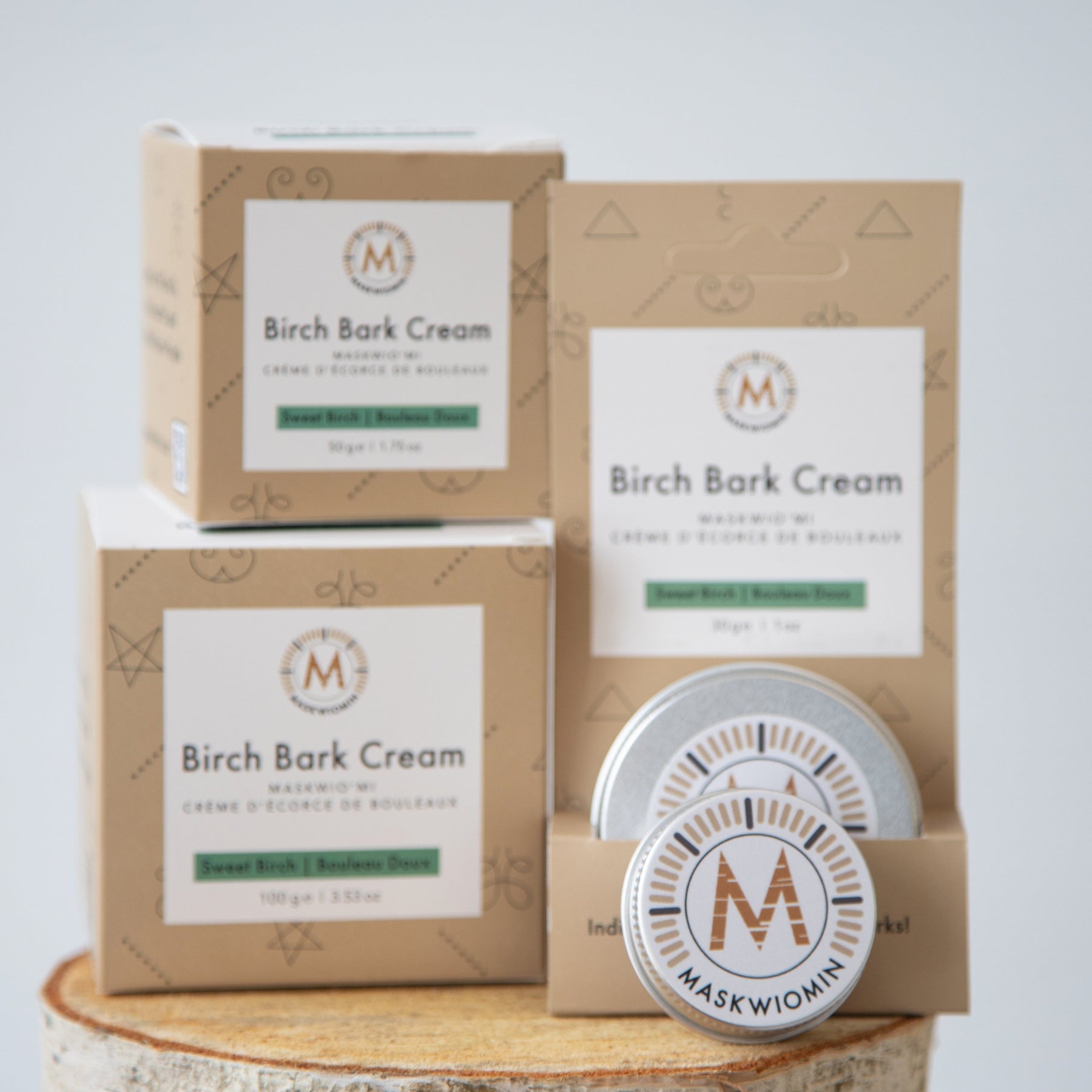Sweet Birch, Birch Bark Cream (15 g) – Maskwiomin