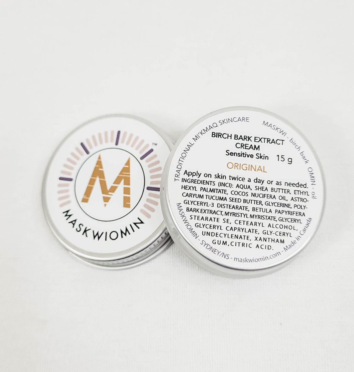 Original Birch Bark Cream (15 g) – Maskwiomin